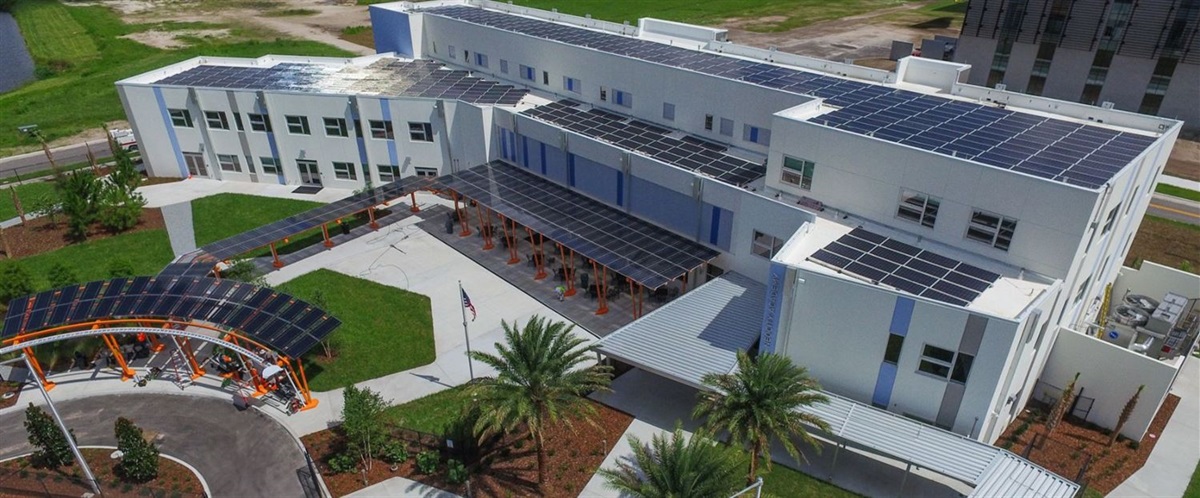 Aerial of NeoCity Academy - Osceola County